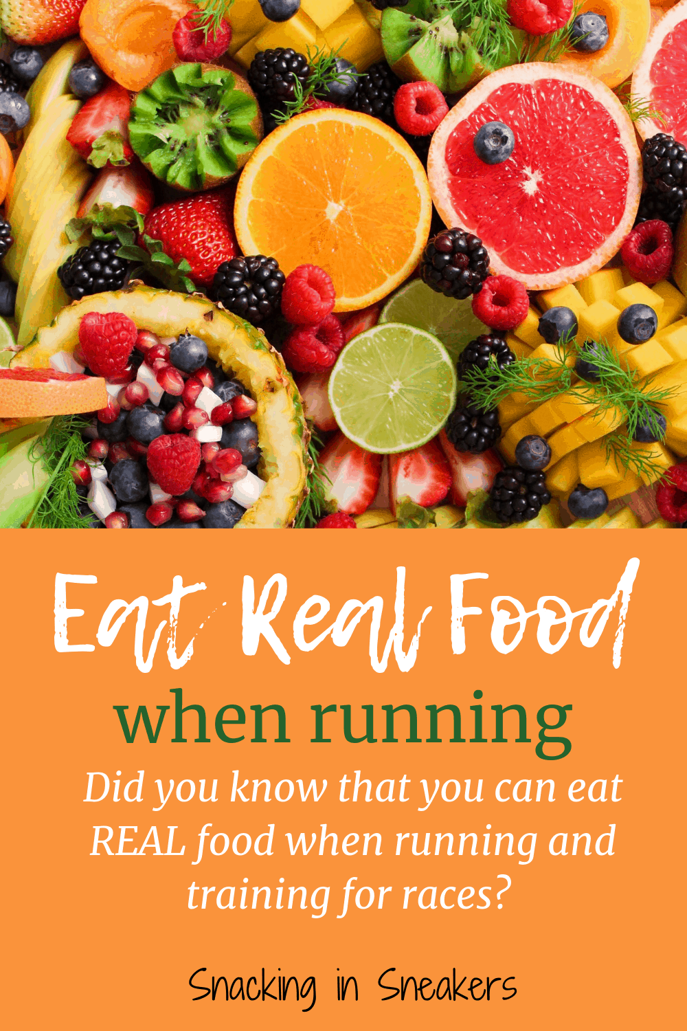 What to Eat While Running: Is Real Food an Option? - Snacking in Sneakers