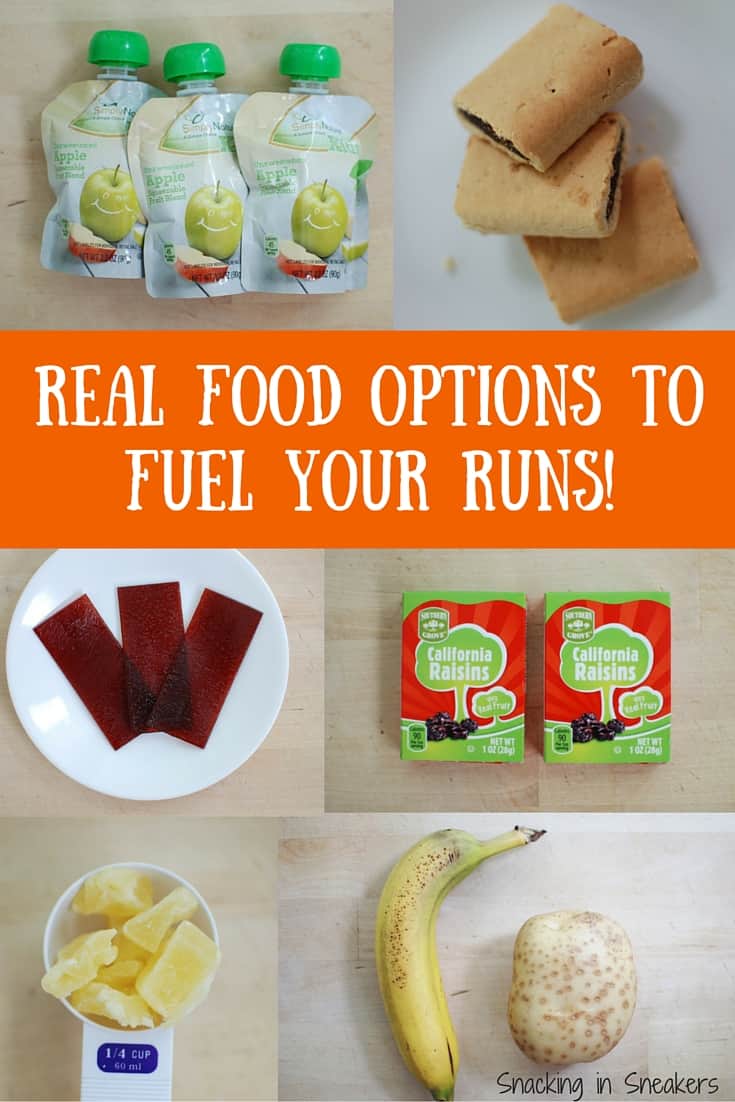 Running Fuel 101 + Real Food Options - Snacking in Sneakers