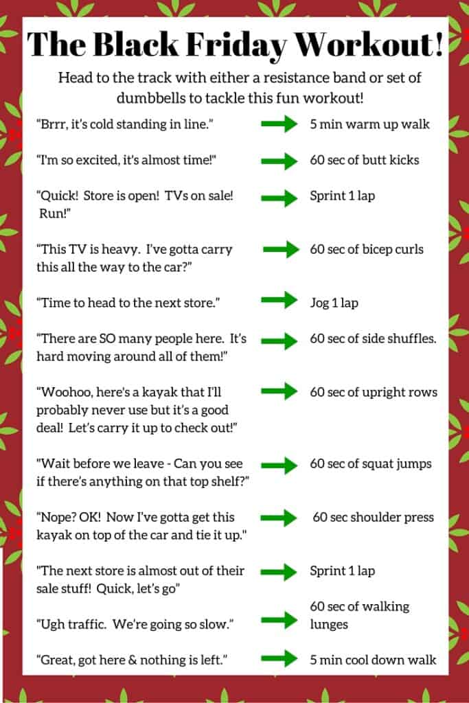 Black Friday Themed Workout! - Snacking in Sneakers