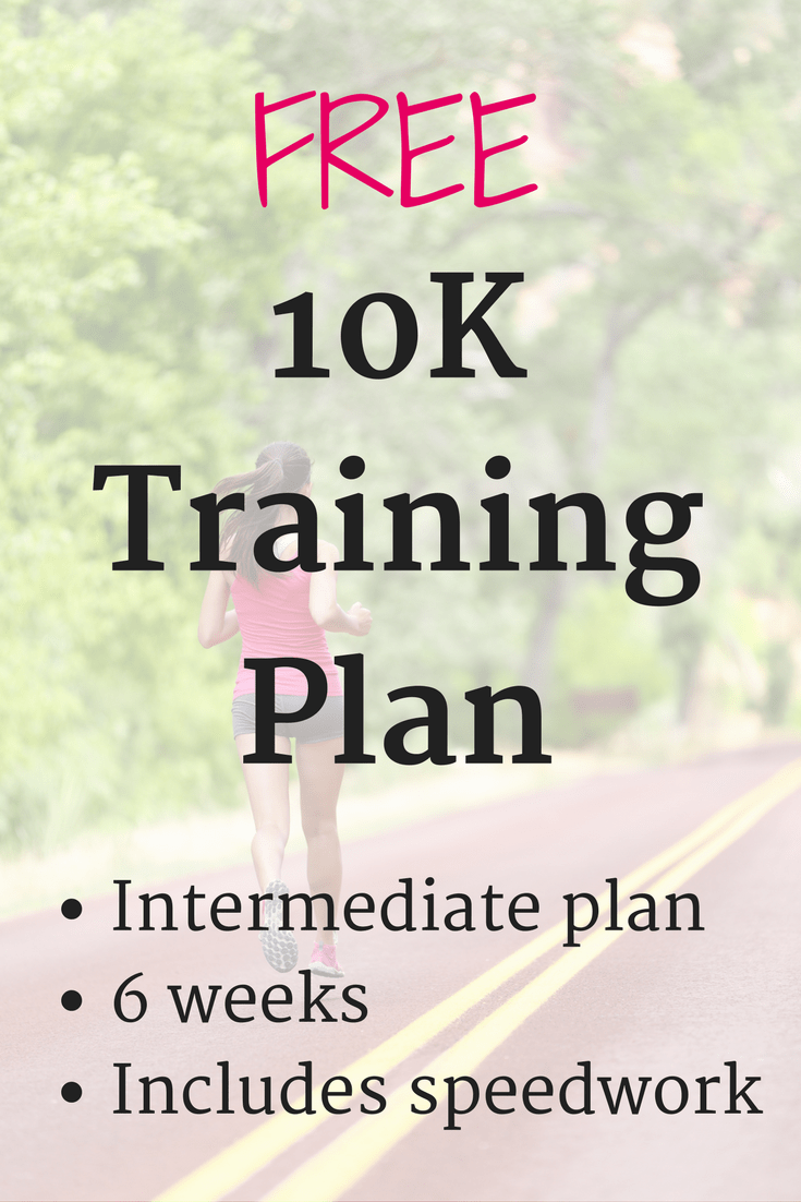 Intermediate 10K Training Plan + Tufts Health Plan 10K for Women ...