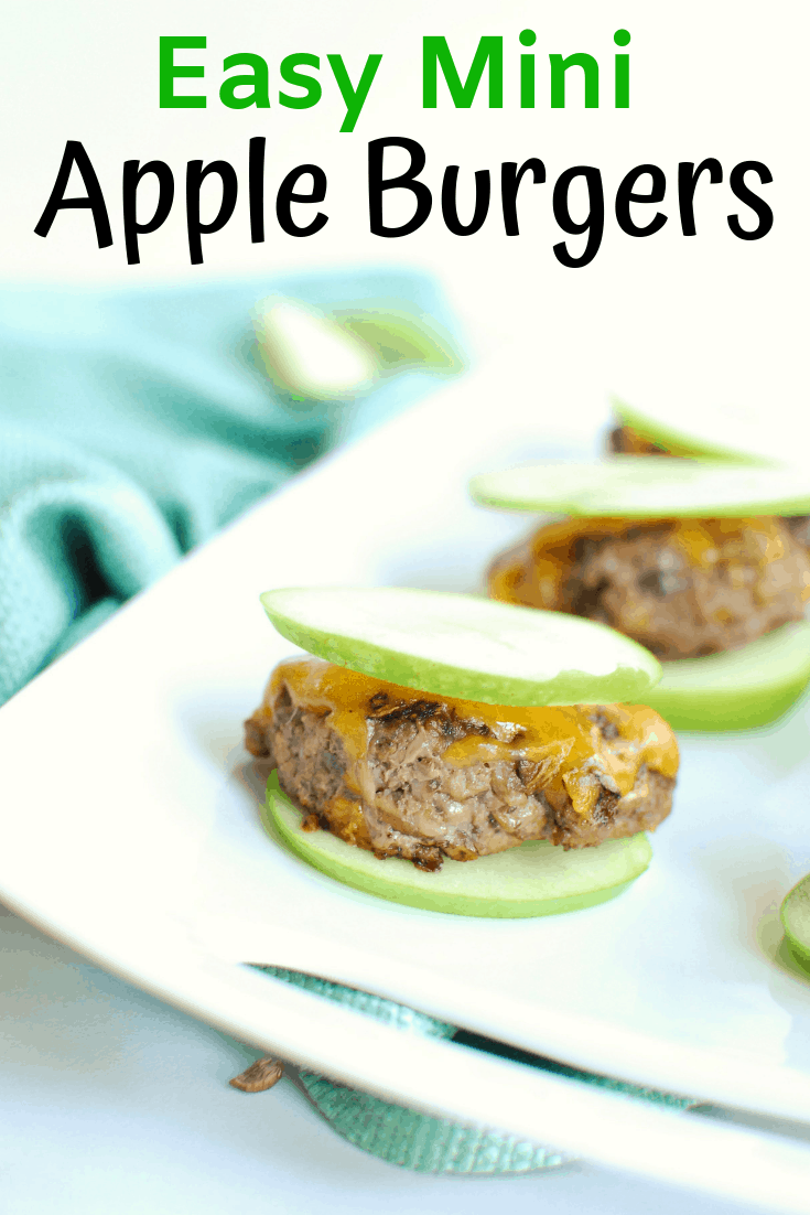 Mini Apple Burgers - Snacking in Sneakers