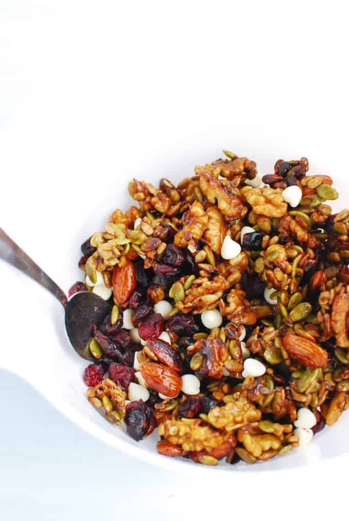 Fall Trail Mix (Maple Flavored!) - Snacking in Sneakers