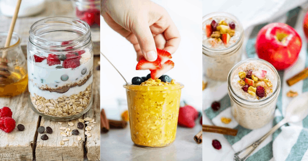 20 Healthy Overnight Oat Recipes - Snacking in Sneakers