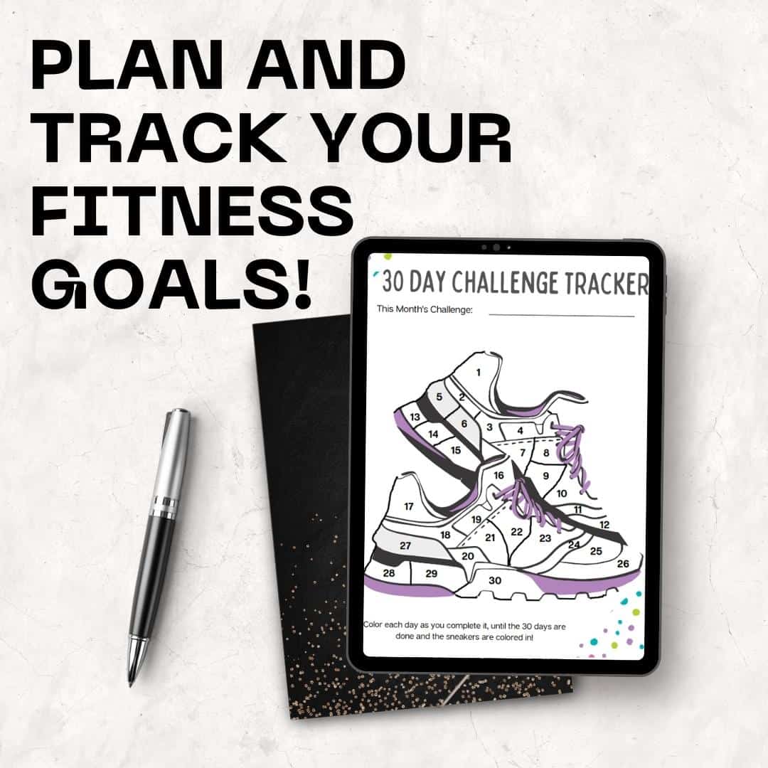 Printable Fitness Planner - Snacking in Sneakers