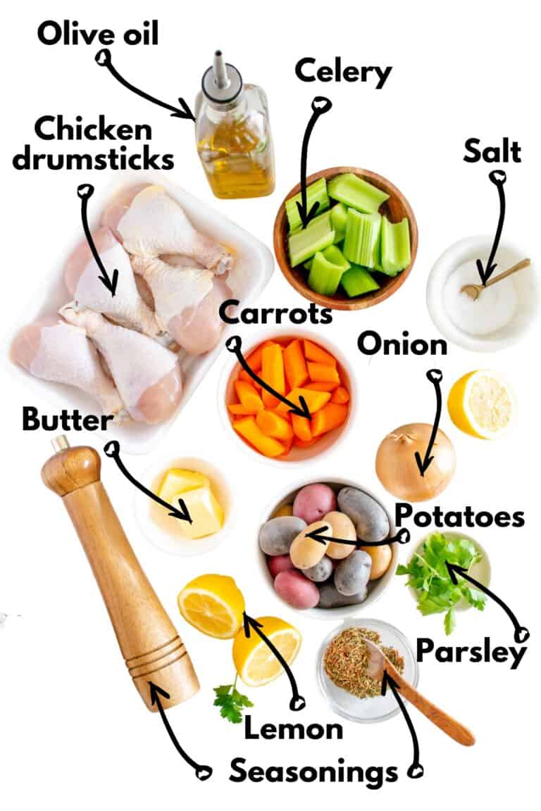 Sheet Pan Chicken Drumsticks and Vegetables (Baked at 425°F)