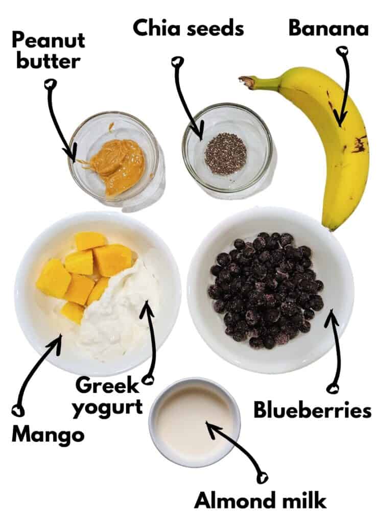 Blueberry Smoothie Bowl - Snacking in Sneakers