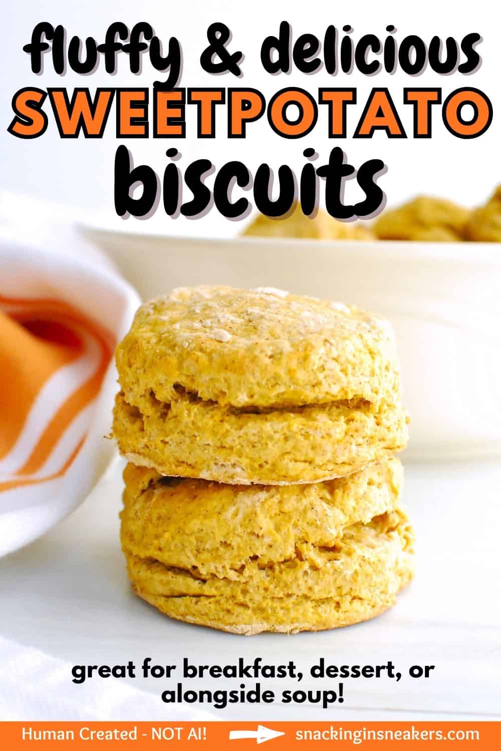 Sweetpotato Biscuits - Snacking in Sneakers